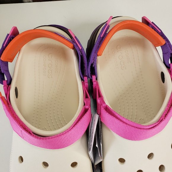 CROCS | Shoes | Crocs Classic Hiker Clog Stucco Purple Pink Brown ...